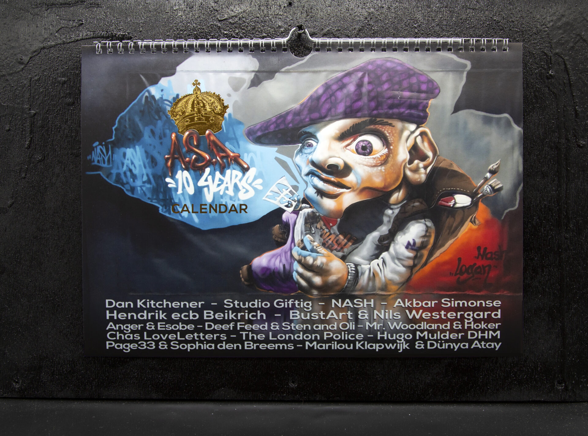ASA 10 years anniversary calendar | ASA - Amsterdam Street Art
